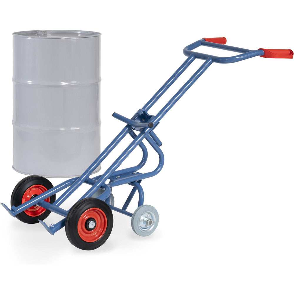 Fetra 2078/2079 Fasskarre, 300 kg, mit zwei Stützrädern – bollerwagen.com